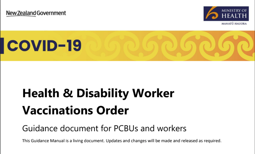 MoH Guidance Document for PCBU and workers - Number 8 Workers' Union of ...